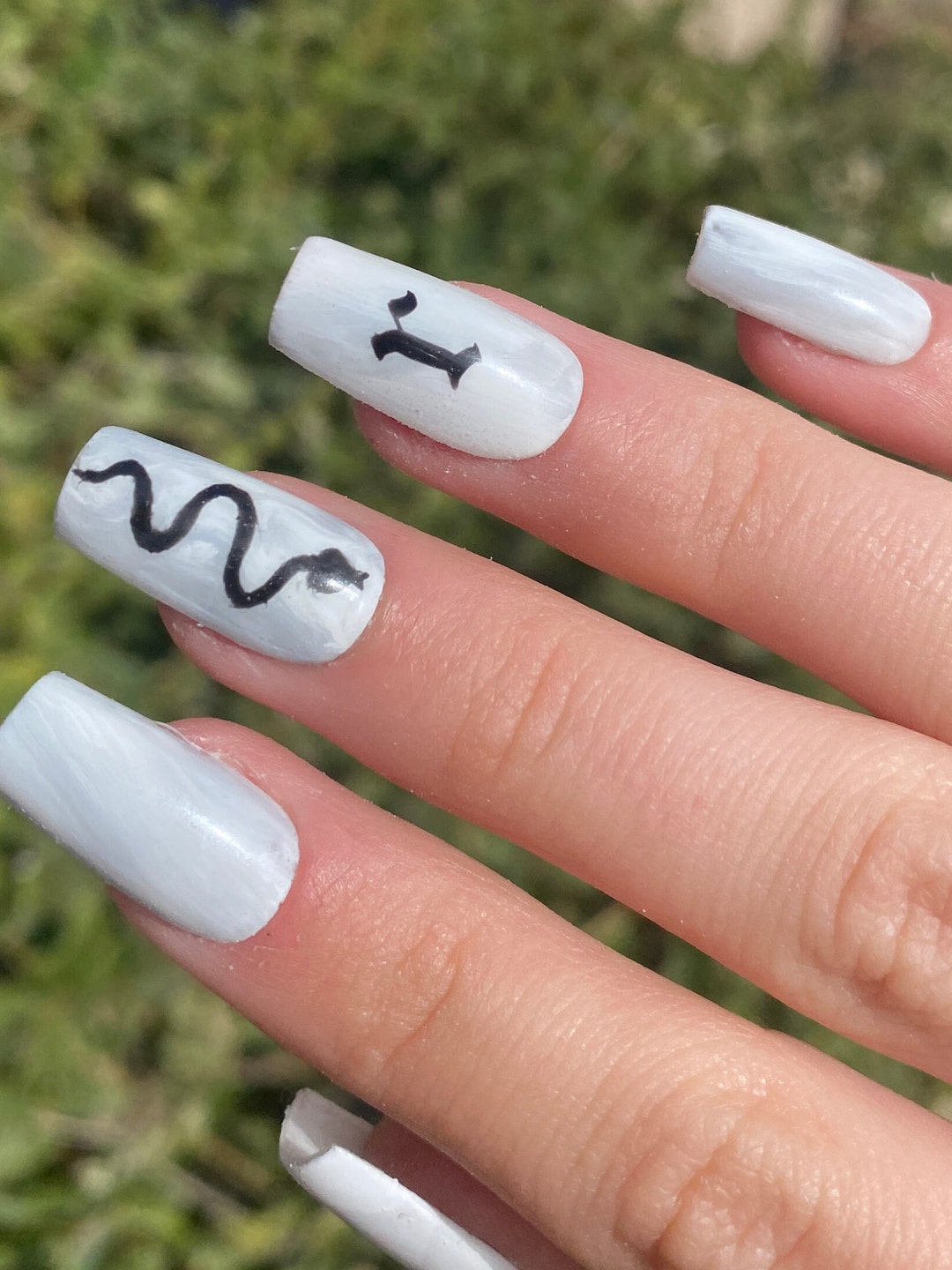 Taylor Swift Reputation Album Press on Nails - Etsy