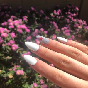 Captain America Winter Soldier Press on Nails MARVEL - Etsy