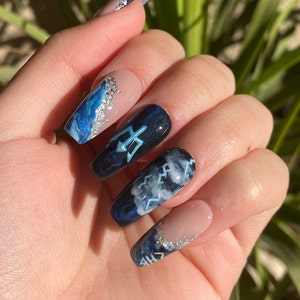 Percy Jackson Lighting Thief Press on Nails - Etsy