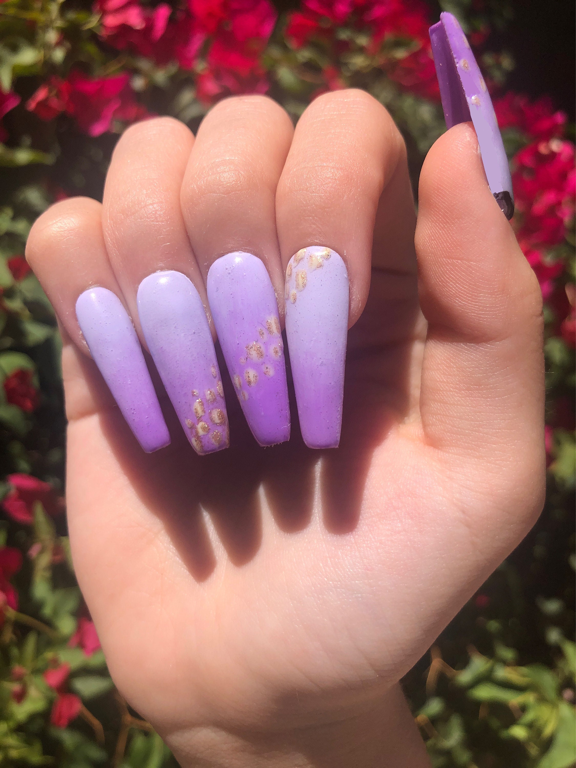 Tangled Inspired Nails