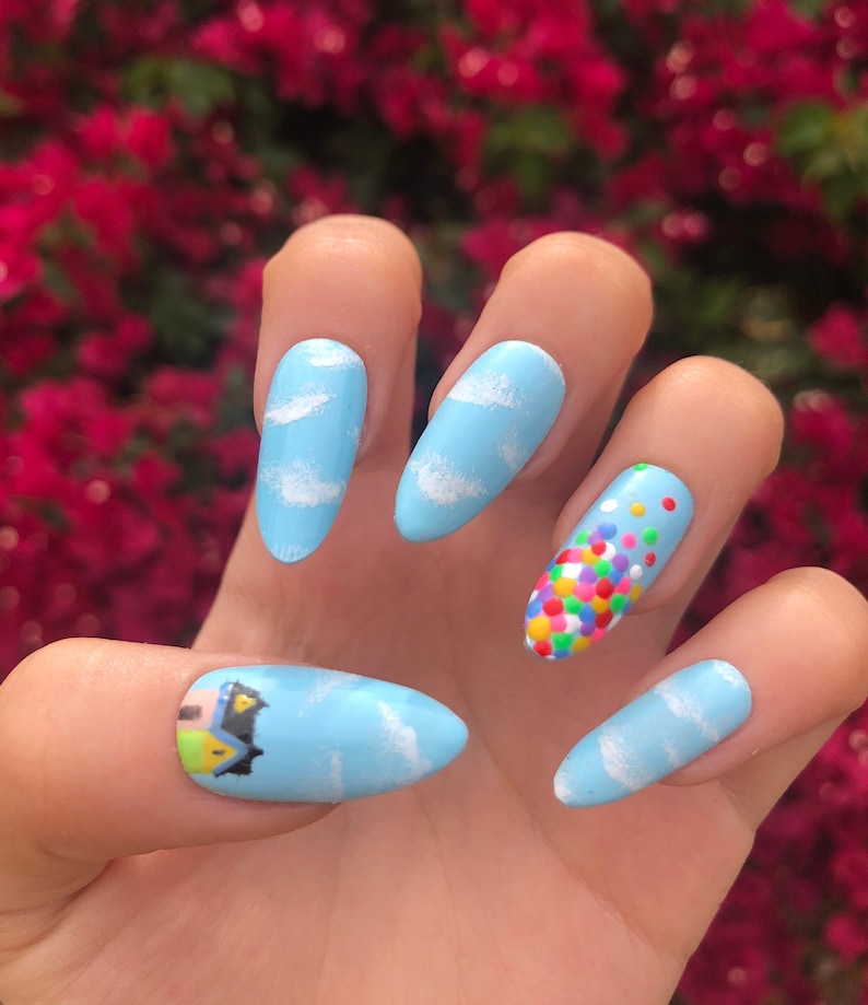 UP Disney Pixar Press on Nails Multiple Lengths and Shapes - Etsy