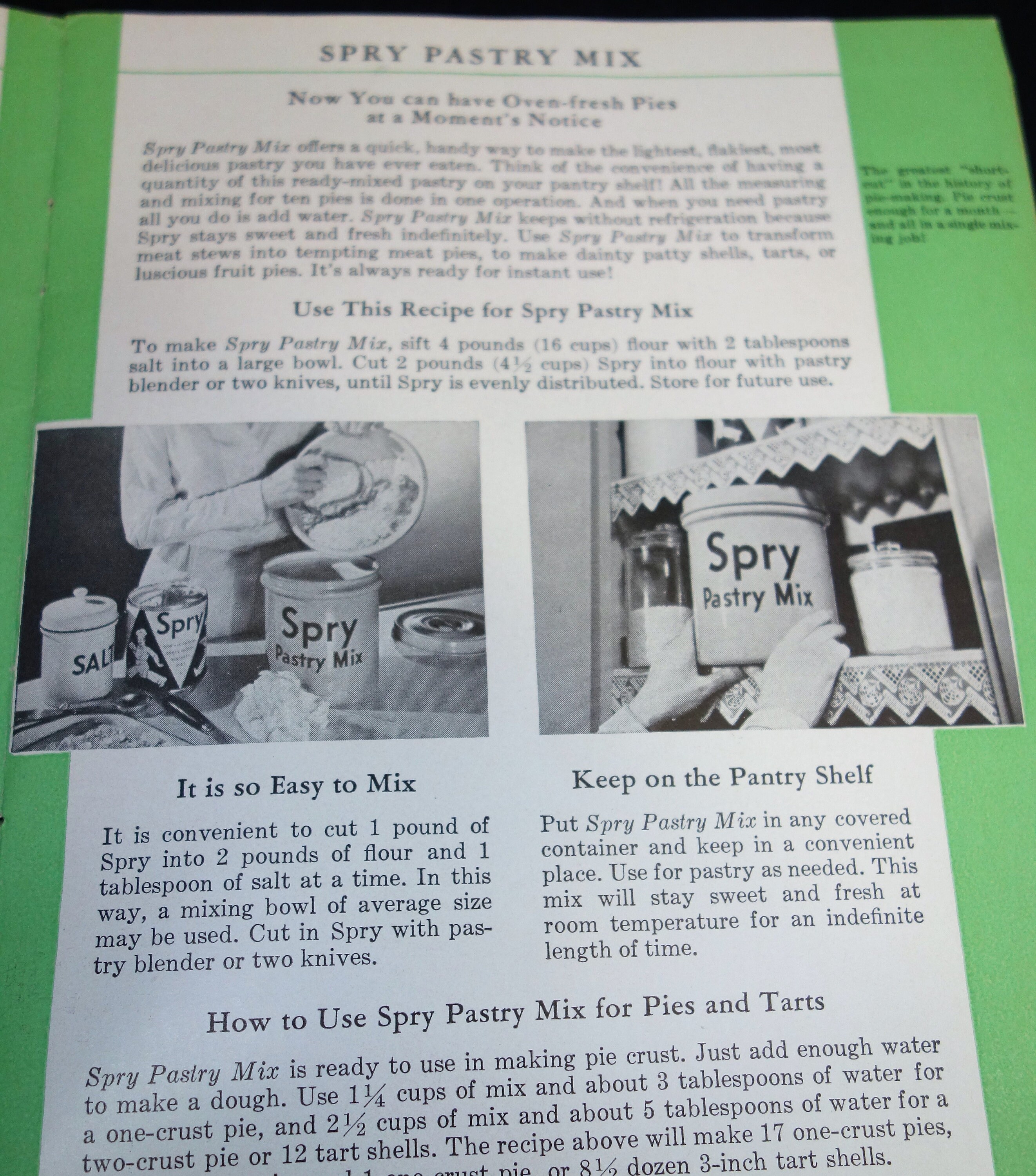 What Shall I Cook Today Vintage Spry Shortening Kochbuch - Etsy.de