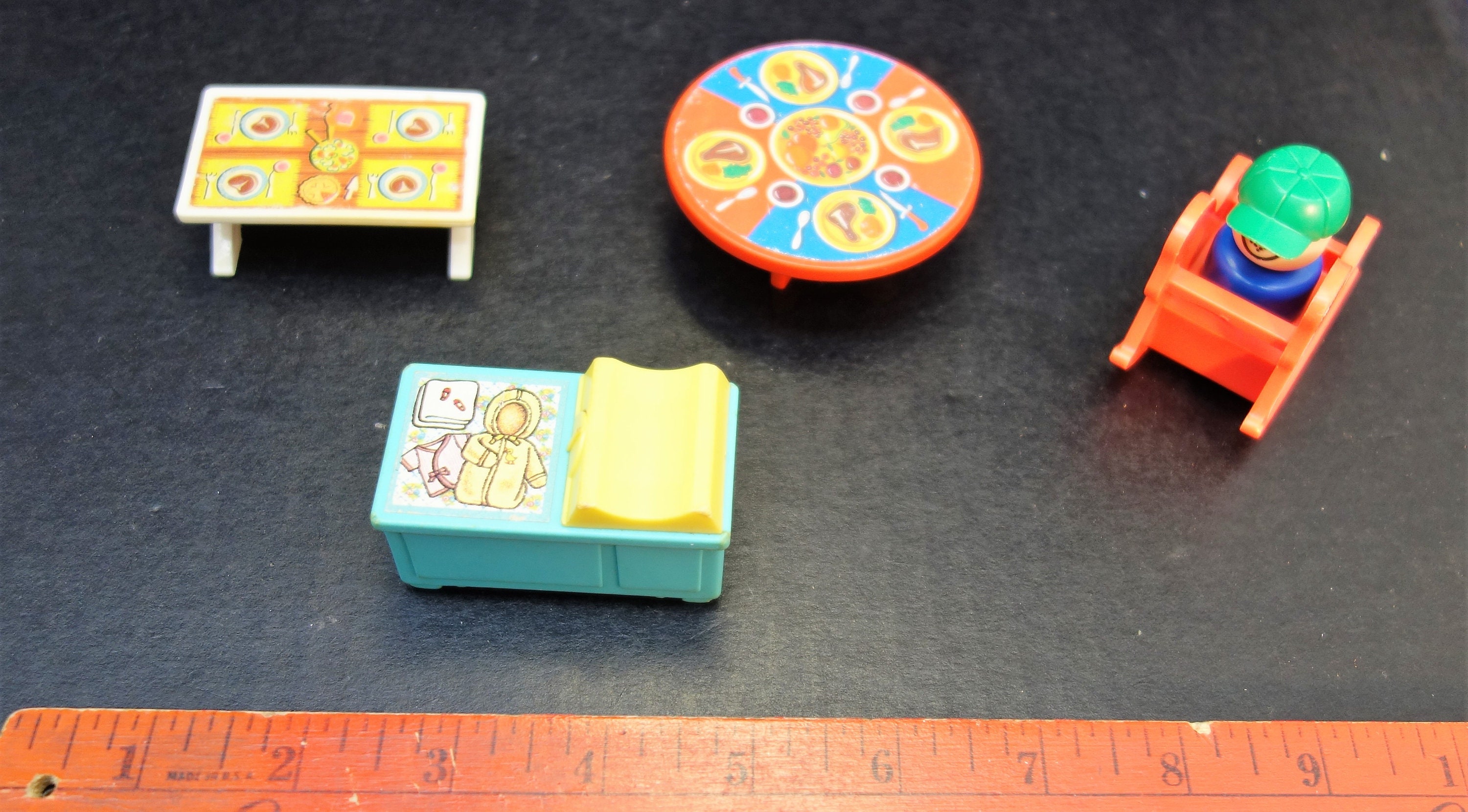 Fisher Price 1970's Little People Tables Bed Little Boy - Etsy