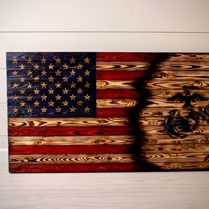 Custom Handmade Wood Flag - Etsy