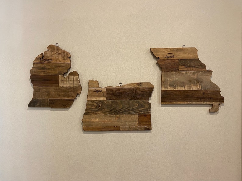 State Wall Hangings - Etsy