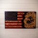 Custom Handmade Wood Flag - Etsy