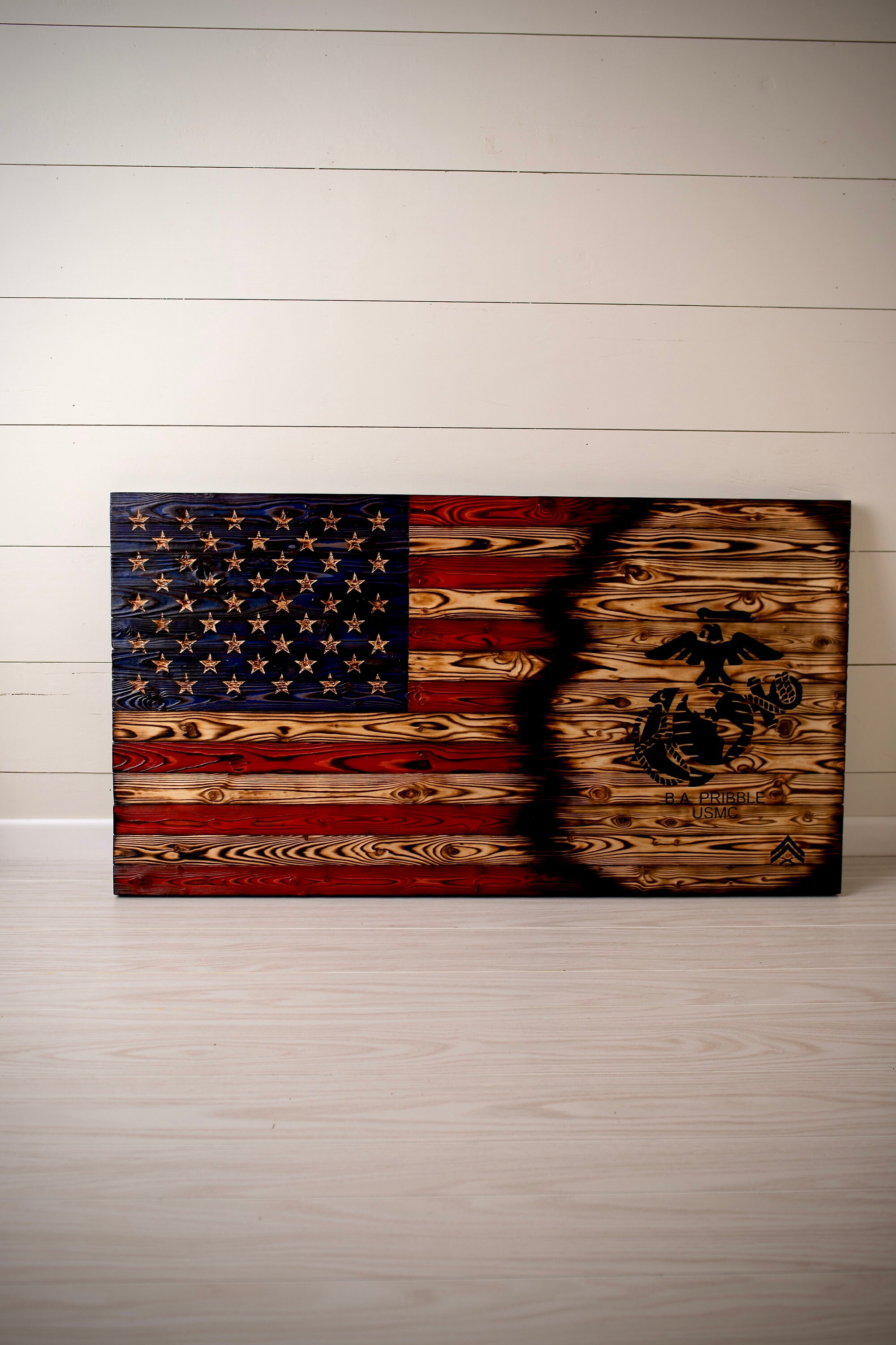 Custom Handmade Wood Flag | Etsy