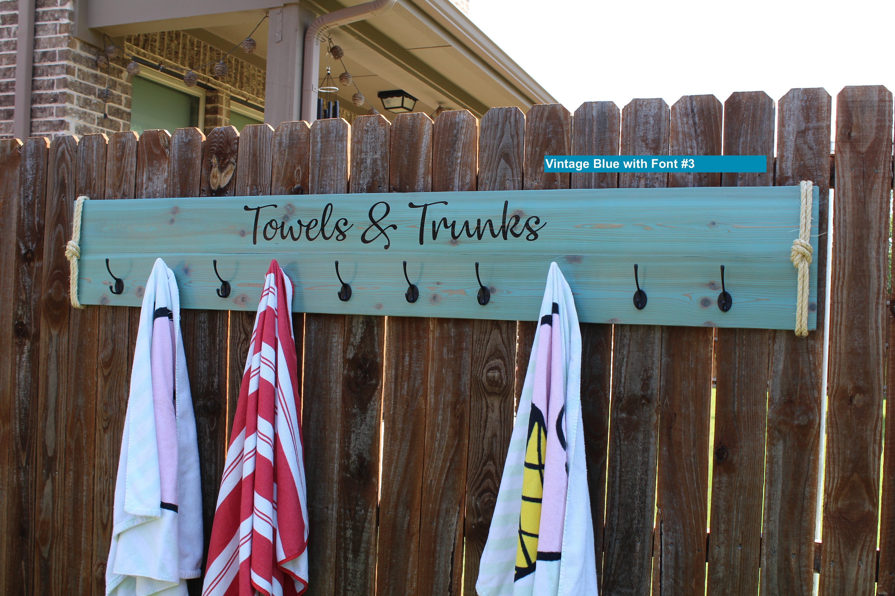 Cedar Pool Swimsuit and Towel Rack - Etsy Canada