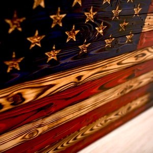 Custom Handmade Wood Flag - Etsy