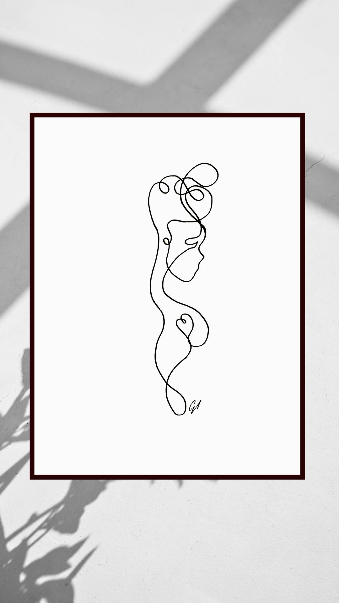 Printable Art, One Line Drawing feel, Minimalist Sketch - Etsy