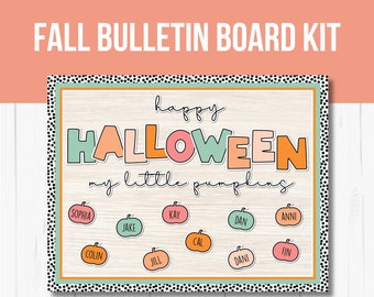 Halloween Bulletin Board Kit, Spooky Season, Boo Crew, Holiday ...