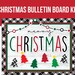 Christmas Bulletin Board Kit: Festive Classroom Decor - Etsy
