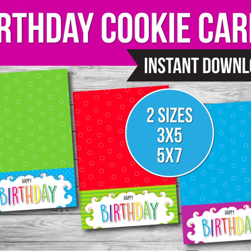 Cookie Card - Etsy