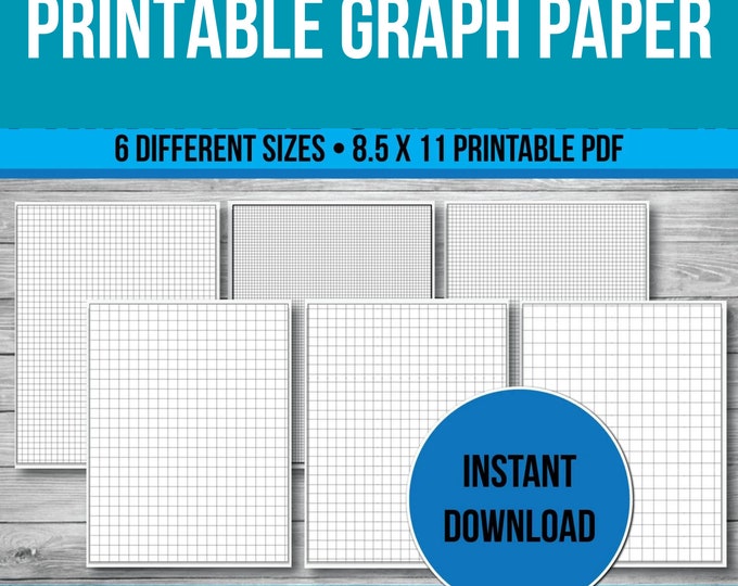 Graph Paper Printable Sheet, Drawing Sheet, Sketch Pad, Grid Paper ...
