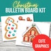 Christmas Bulletin Board Kit student Activity December - Etsy