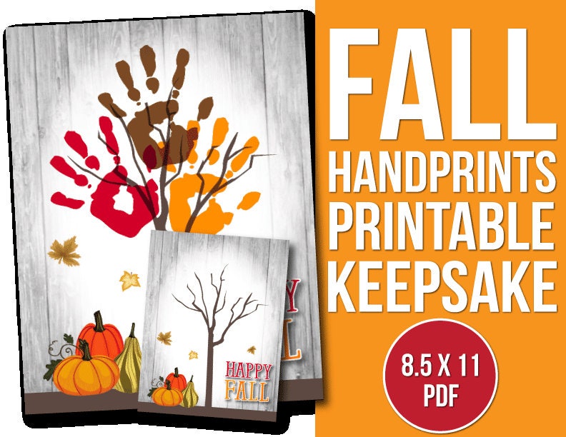 Handprint Craft Art Activity Printable Kids Activity Keepsake - Etsy