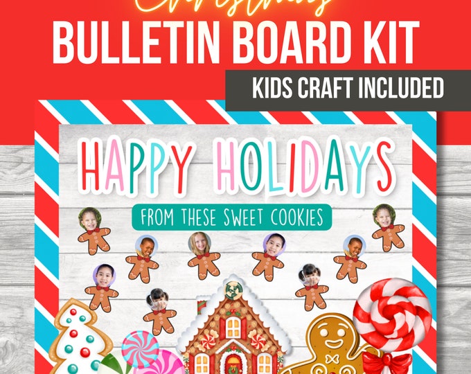 Christmas Bulletin Board | December Bulletin Board With Student Photos ...