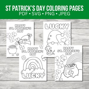 St Patricks Day Coloring Pages, 5 Minute Crafts, St Patricks Day Game ...