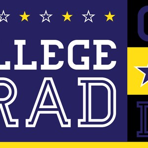 Retro College Block Font: Modern TTF Font - Etsy