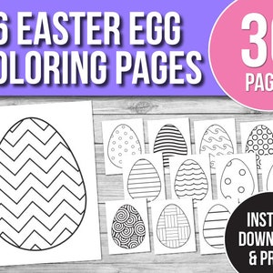Easter Craft, Easter Eggs, Easter Coloring Pages, Easter Egg Coloring ...