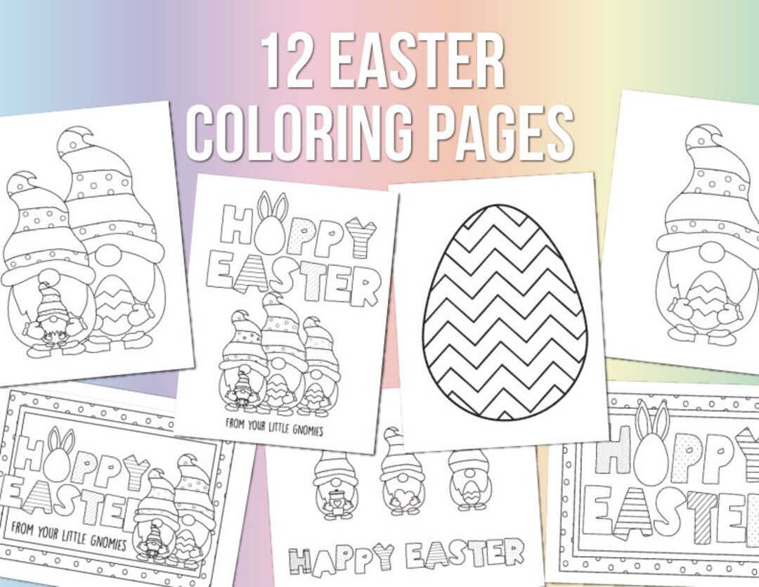 Easter Coloring Pages, Kids Coloring Sheets, Coloring Pages for Kids ...