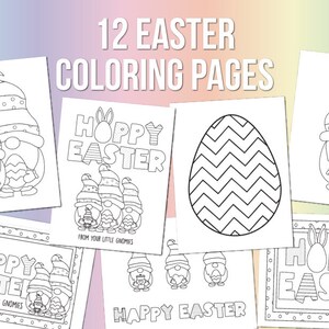 Easter Coloring Pages, Kids Coloring Sheets, Coloring Pages for Kids ...