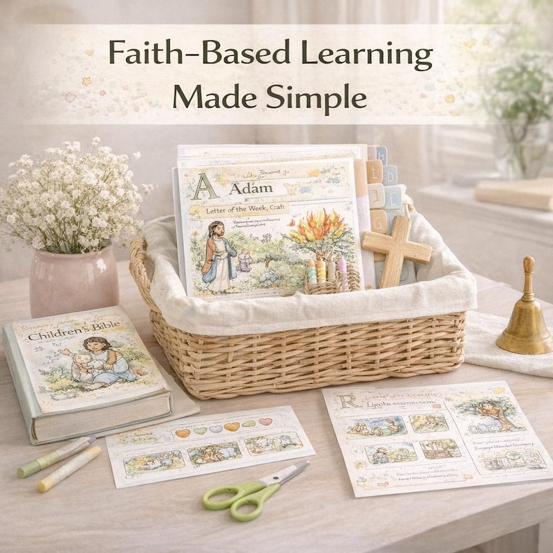 A-Z Bible Curriculum: 26-week Preschool Christian Lesson Plans (500 ...