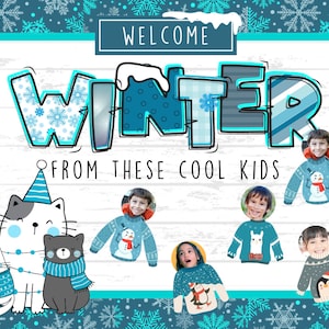 Winter Wonderland Bulletin Board Kit | Printable Classroom Decor ...