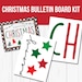 Christmas Bulletin Board Kit: Festive Classroom Decor - Etsy