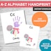 ABC Handprint Art Craft, Alphabet Handprint Art, Handprint Alphabet ...