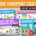 Holiday Handprint Art Bundle: Keepsake Memory Book, Printable Christmas ...