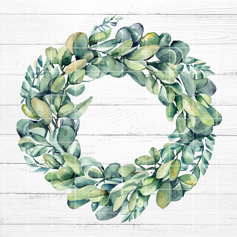 Watercolor Eucalyptus Clipart Bundle: Botanical PNG Floral Design ...