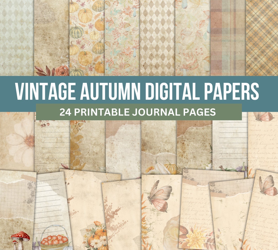 Aged Journal Paper, Distressed Digital Paper Ancient Greek, Printable ...