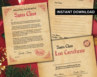 Letter From Santa, Christmas Santa Letter, Editable Santa Letter ...