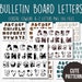 Coastal Cowgirl Alphabet Letters: Bulletin Board PNG SVG, Doodle ...