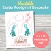Easter Bag Topper, Printable Easter Basket Tags, Treat Bag Topper, PYO ...