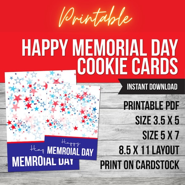 Memorial Day Cookie - Etsy