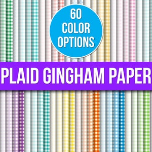 Gingham Pattern, Digital Line Paper, Printable Paper, Gingham Paper ...