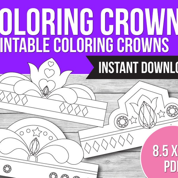 Printable Crown Template - Etsy