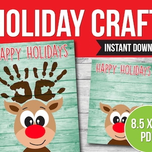 Christmas Handprint Craft Christmas Crafts for Kids Christmas Handprint ...