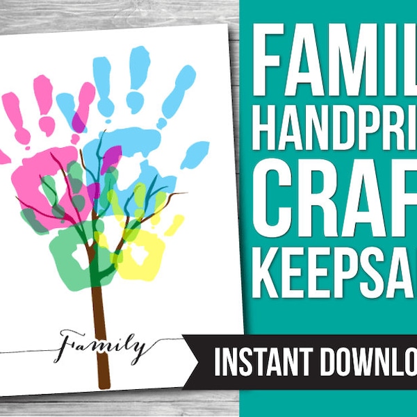 Family Handprint Art - Etsy