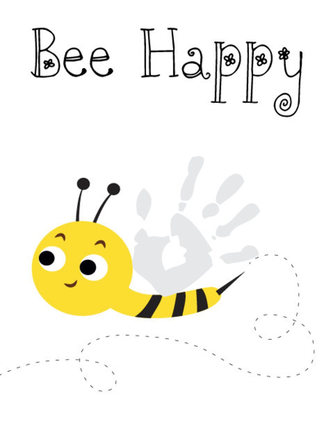 Spring Handprint Activity Printable Keepsake Art Spring - Etsy