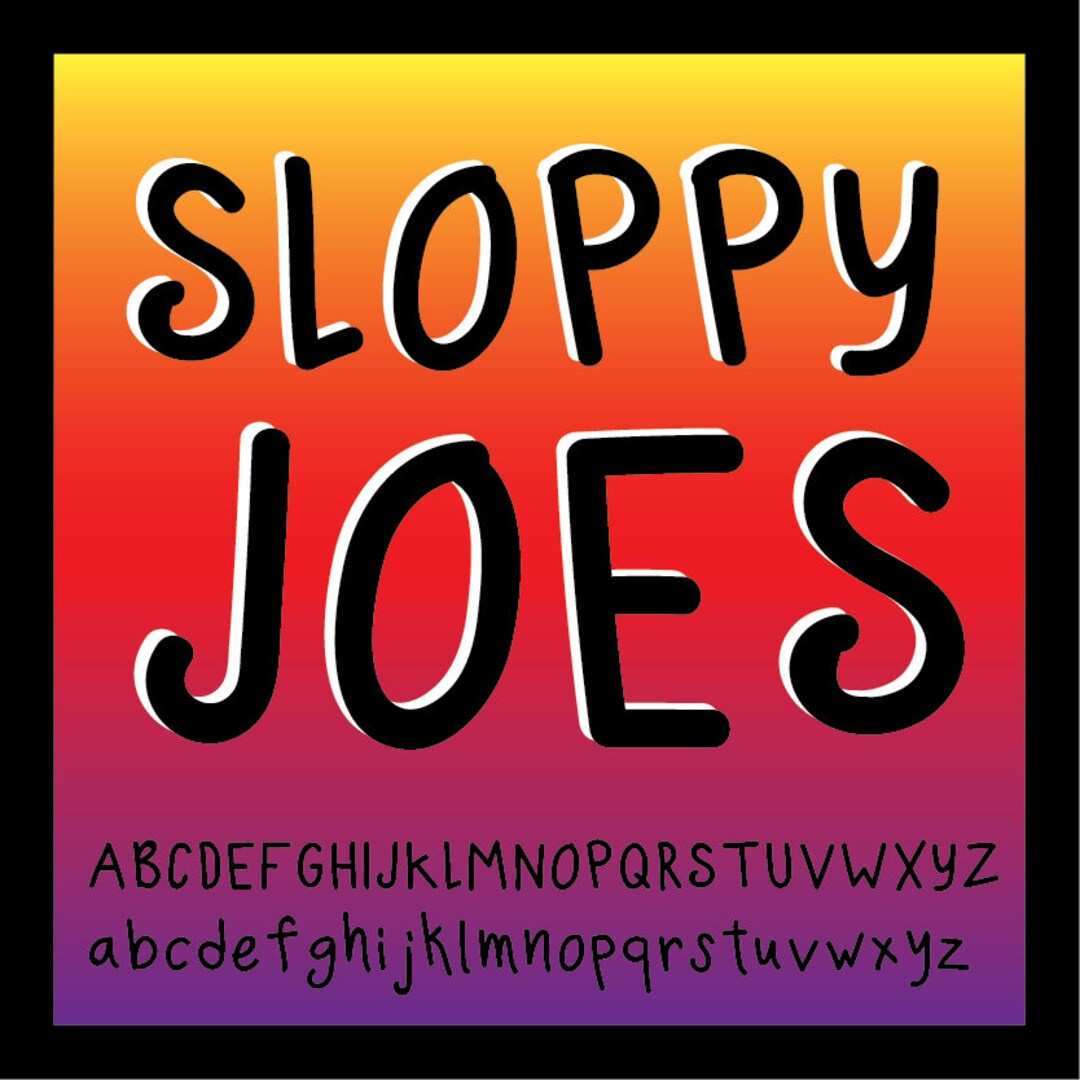 Modern Retro Comic Font: Lettering SVG Clipart - Etsy