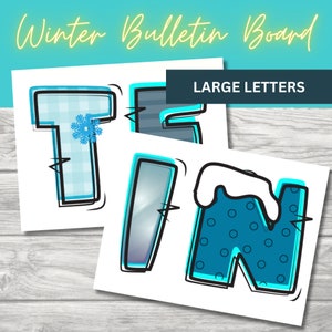 Winter Wonderland Bulletin Board Kit | Printable Classroom Decor ...