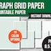 Printable Graph Paper Bundle Grid Paper Graph Paper Colored - Etsy