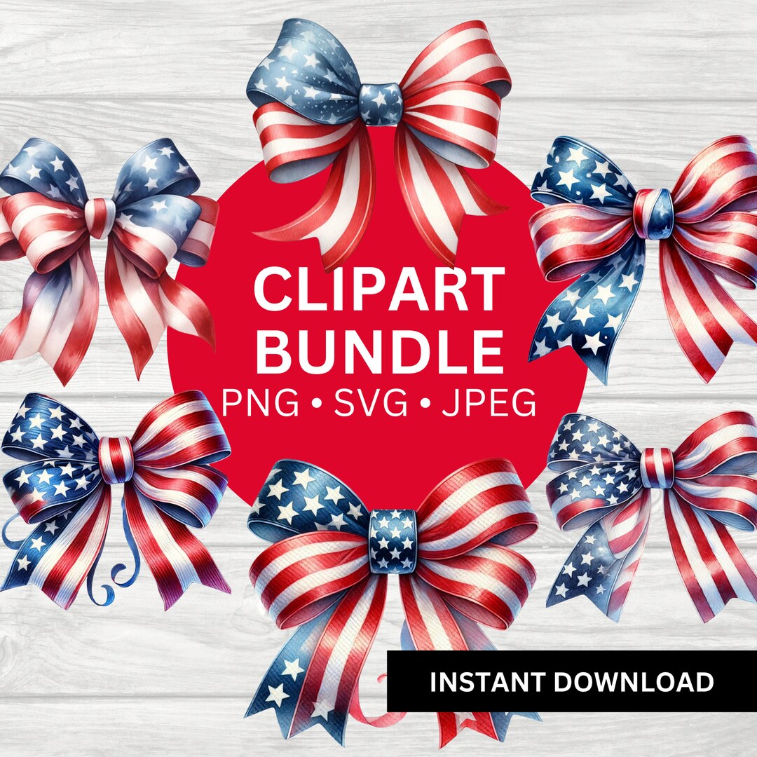 Coquette American Flag PNG, 4th of July Clipart, 4th of July ...
