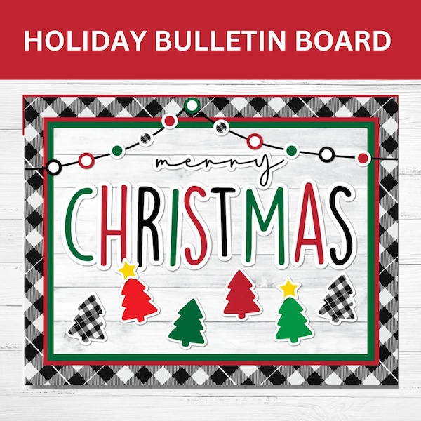 Christmas Bulletin Board Kit - Etsy