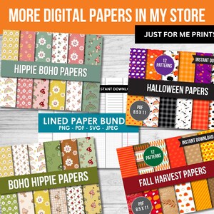 Printable Green Lined Paper Bundle: Wide, College Rule (PDF) - Etsy