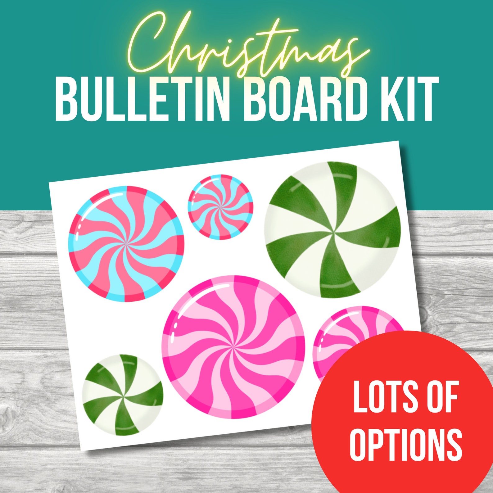 Christmas Bulletin Board Kit: Holiday Classroom Decor, + Christmas ...