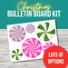 Christmas Bulletin Board Kit student Activity December - Etsy